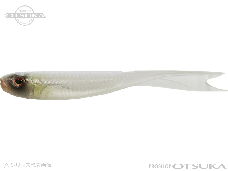 Shad Minnow Shape Soft Lures Wavy - Proshop Otsuka Japan